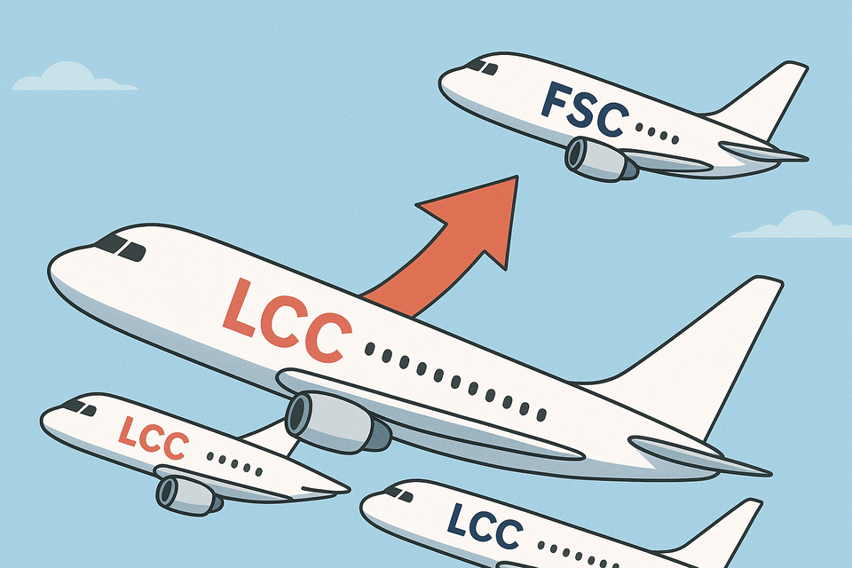“FSC? HSC?”···'저비용 항공' 이름표 떼려는 LCC